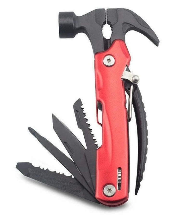 Mens Republic Stainless Steel Multifunction Hammer in Red | MYER
