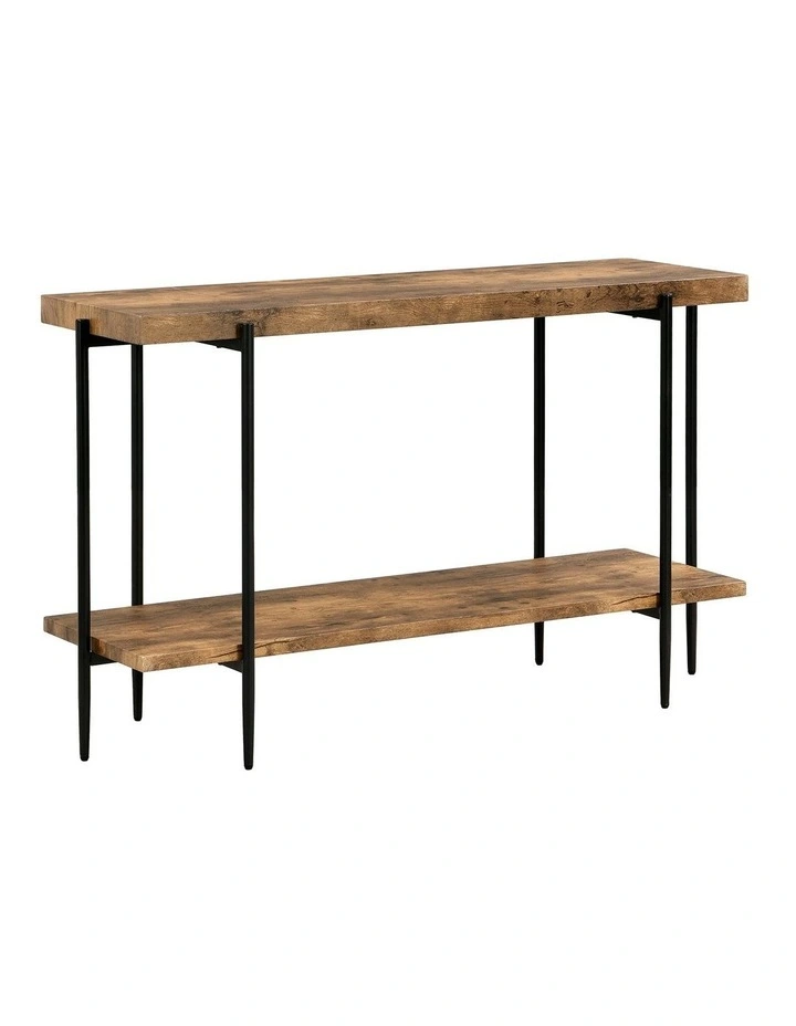 IHOMDEC Extra Long Console Sofa Table In Dark Brown | MYER