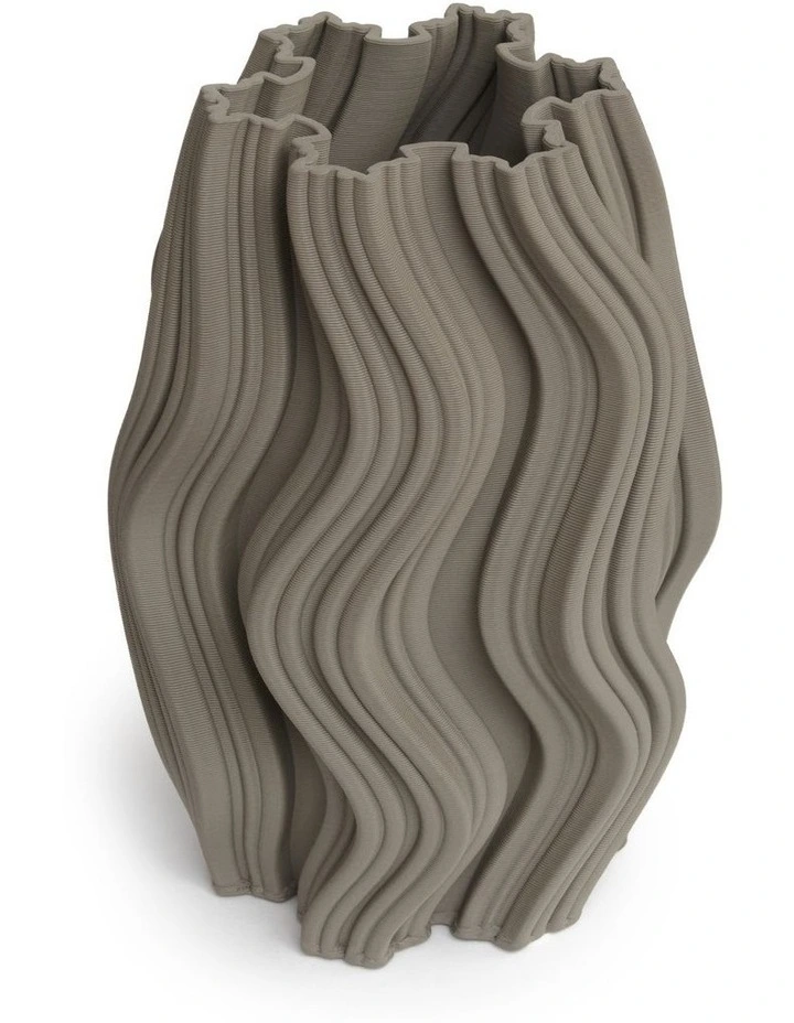 One Six Eight London Harper Vase 30cm in Tan | MYER