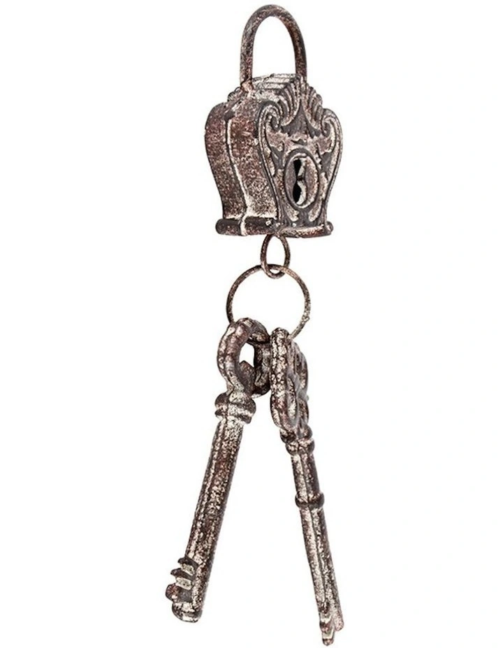 Willow & Silk Vintage Lock and Keys in Multi | MYER