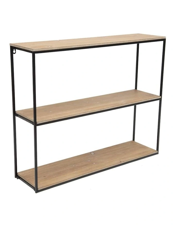 Willow & Silk 3 Tier Wall Display Shelf in Brown | MYER