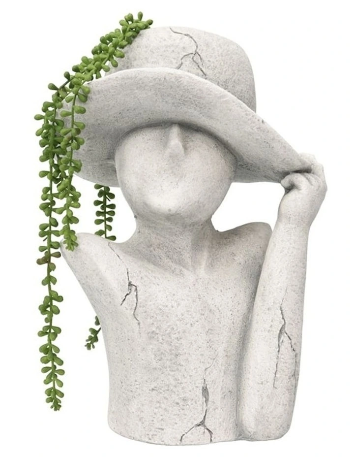 Willow & Silk Indoor And Outdoor Elegant Lady Planter in Multi | MYER