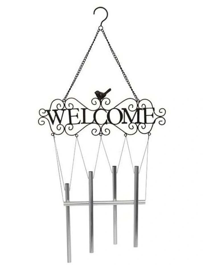 Willow & Silk Garden Hanging Welcome Bird Wind Chime in Multi | MYER