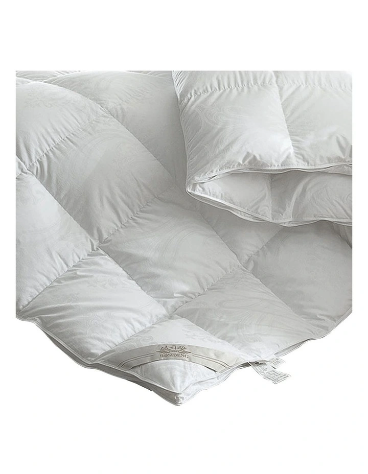 DreamZ 700gsm Goose Down Feather Duvet King Size in White | MYER