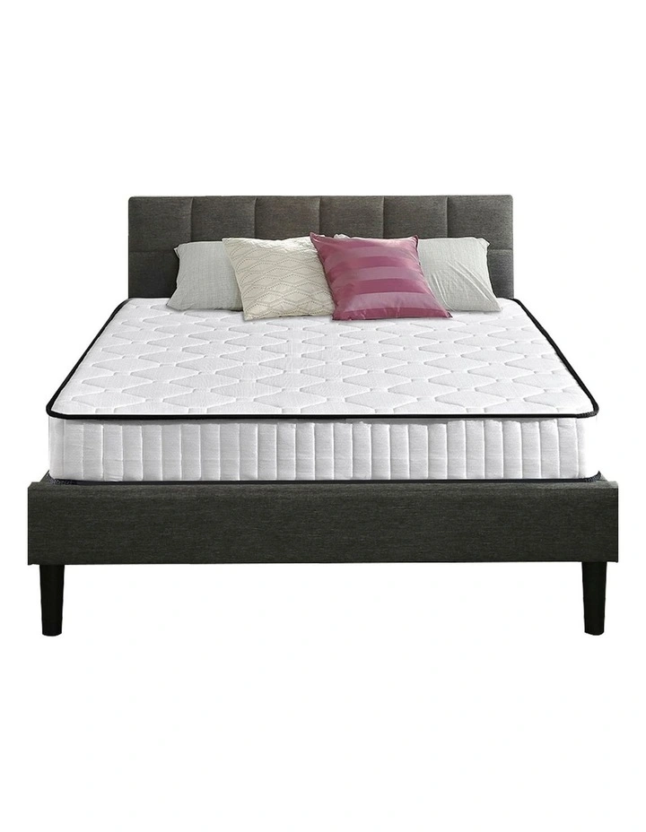 DreamZ Medium Firm Queen Size Spring Mattress In White | MYER