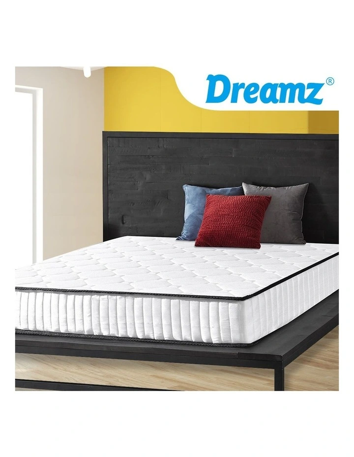 DreamZ Medium Firm Single Size Spring Mattress In White | MYER
