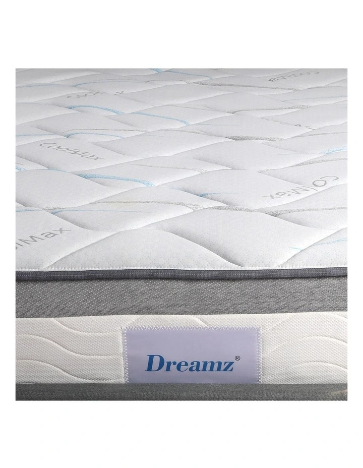 DreamZ Medium Firm Double Size Spring Mattress In White | MYER