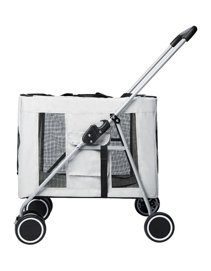 PaWz Foldable Pet Stroller in Grey | MYER