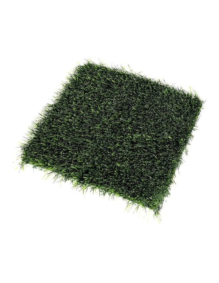 Marlow Artificial Grass Floor Tile Garden Lawn Decor x30 in Green | MYER