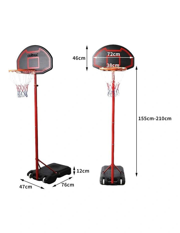 Centra Height Adjustable Portable Basketball Hoop Stand 2.1m | MYER