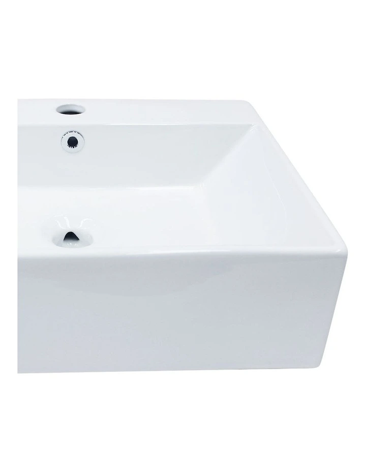 Traderight Bathroom Wash Counter Top Hand Wash Bowl Sink in White | MYER