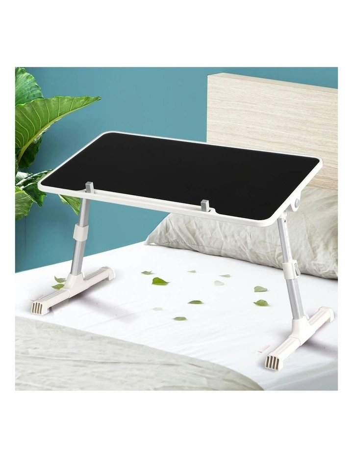 Levede Adjustable Bed Sofa Laptop Desk Computer Stand Table in Black | MYER