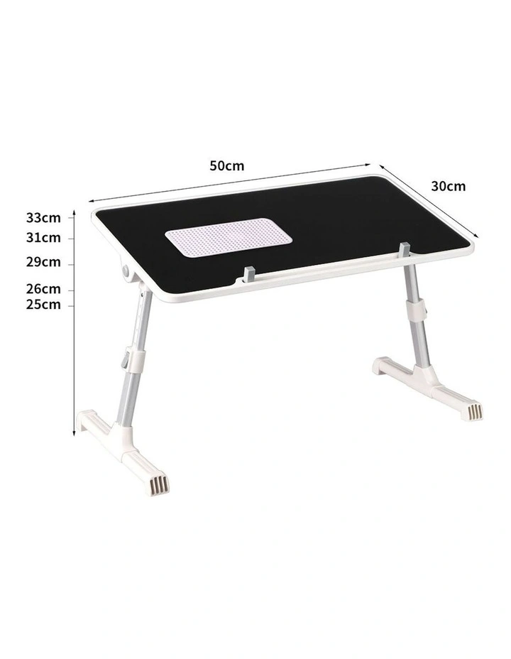 Levede Laptop Desk Computer Stand Table in Black | MYER