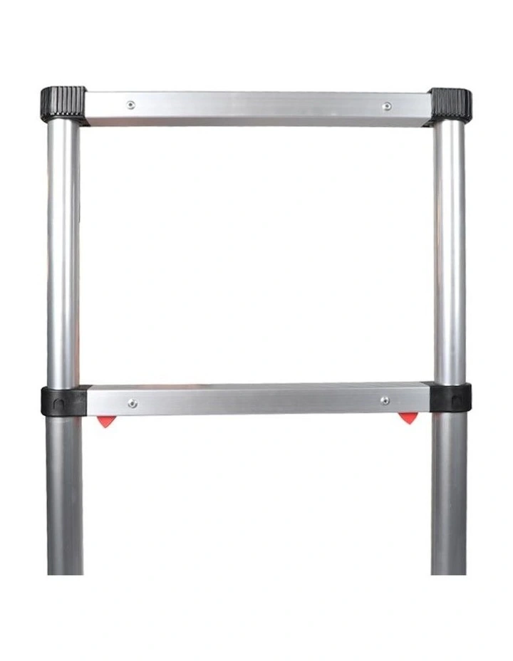 Traderight Telescopic Retraction Aluminium Ladder 3.2m in Silver | MYER