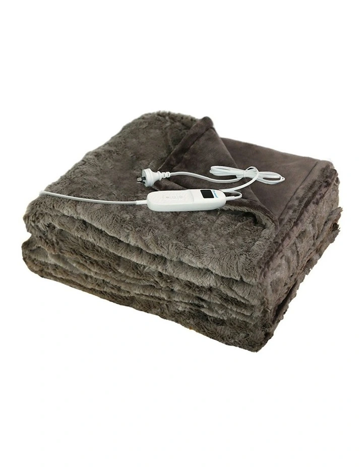 DreamZ Electric Throw Blanket In Brown | MYER