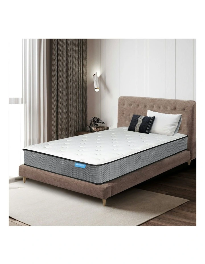 DreamZ Foam Extra Firm King Single Spring Mattress 23cm in White | MYER