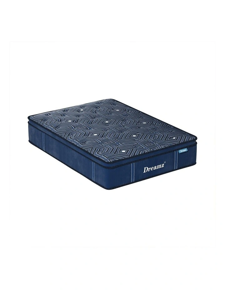 DreamZ Double Spring Mattress Bed 30cm in Blue | MYER