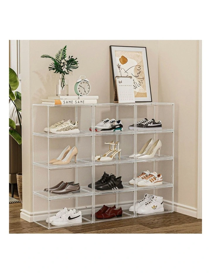 Stacked Shoes Storage Box Pieces in Clear | MYER