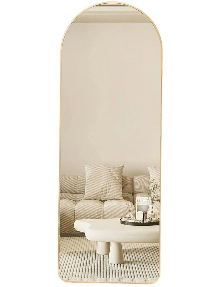 Yezi Arched Full Length Mirror 165cm in Gold | MYER