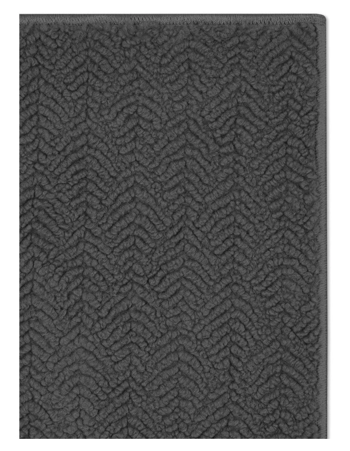 Double Rugs Peace Washable Vegan Shearling Rug in Grey | MYER