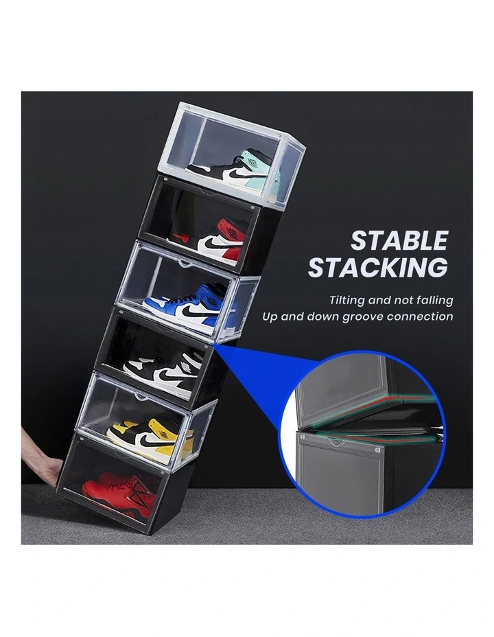 Furb Shoe Display Storage Case in Black | MYER
