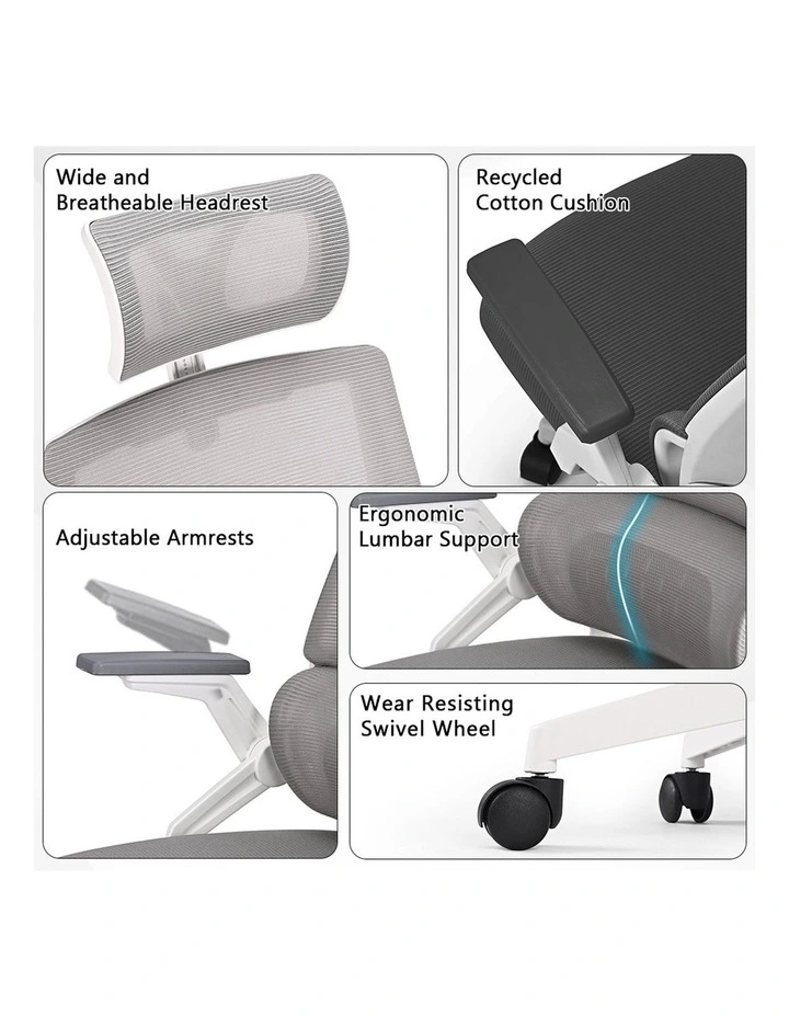 Furb Office Chair in Grey | MYER