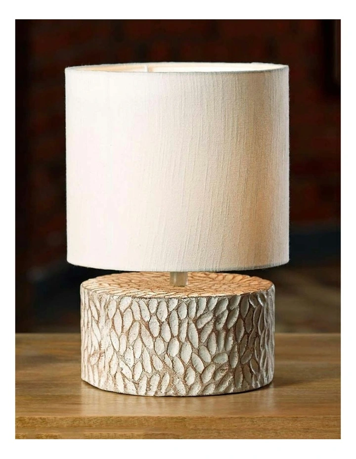 Yellow Drama Handmade Ecomix Pebble Table Lamp | MYER
