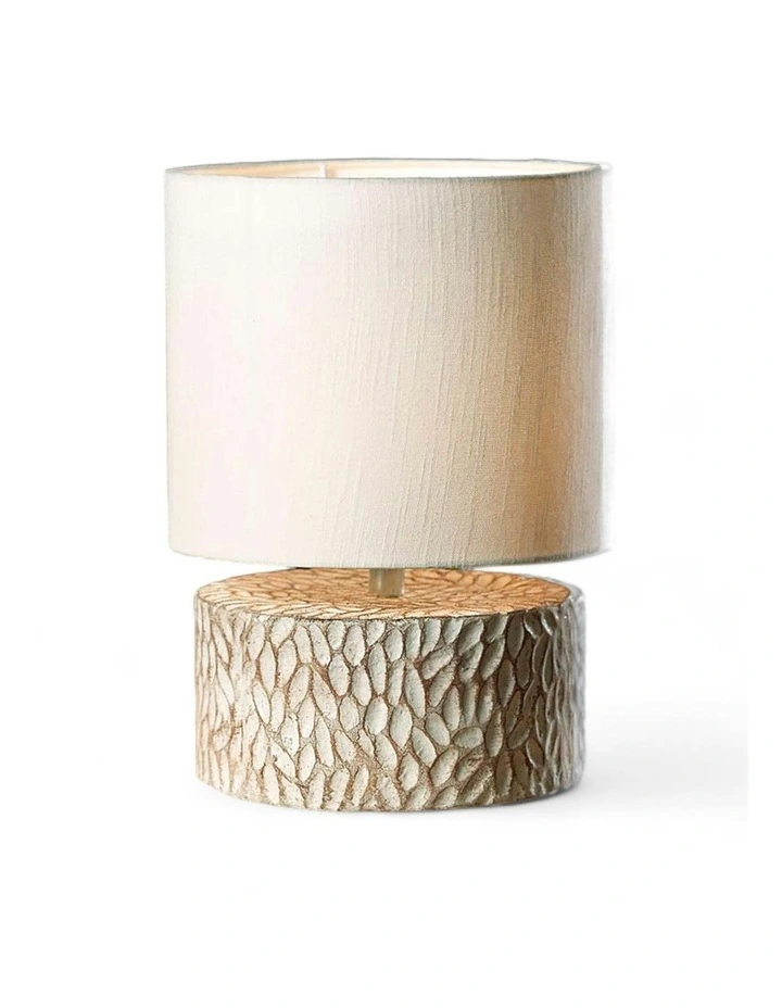 Yellow Drama Handmade Ecomix Pebble Table Lamp | MYER