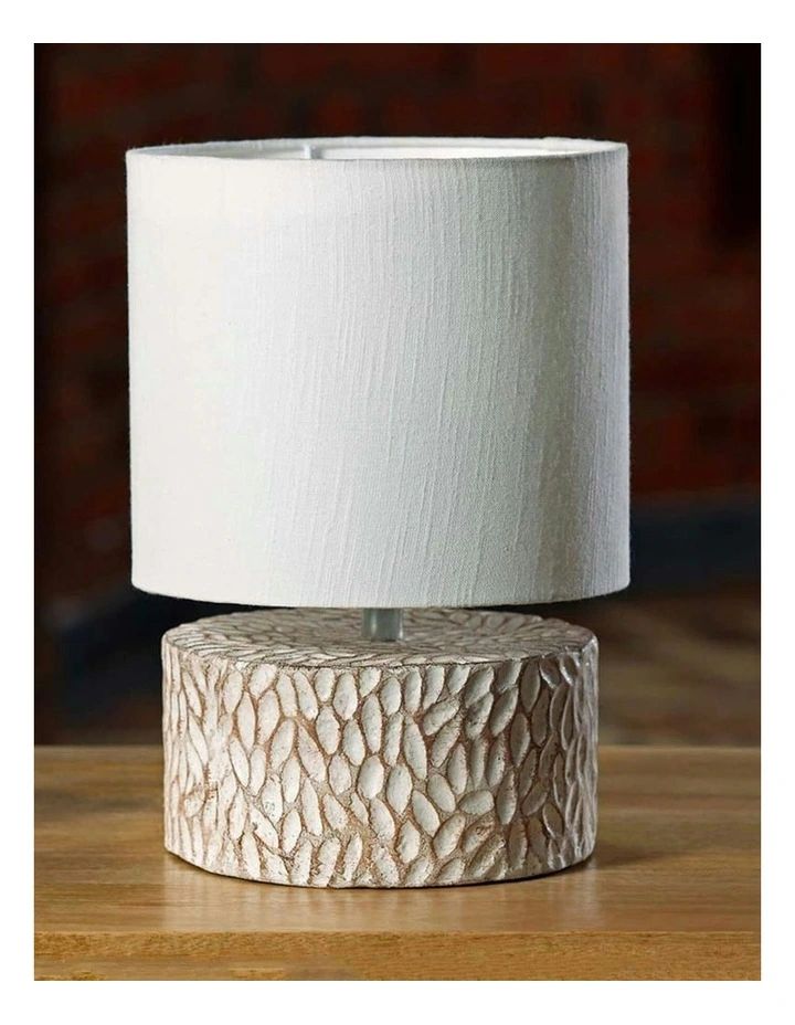Yellow Drama Handmade Ecomix Pebble Table Lamp | MYER