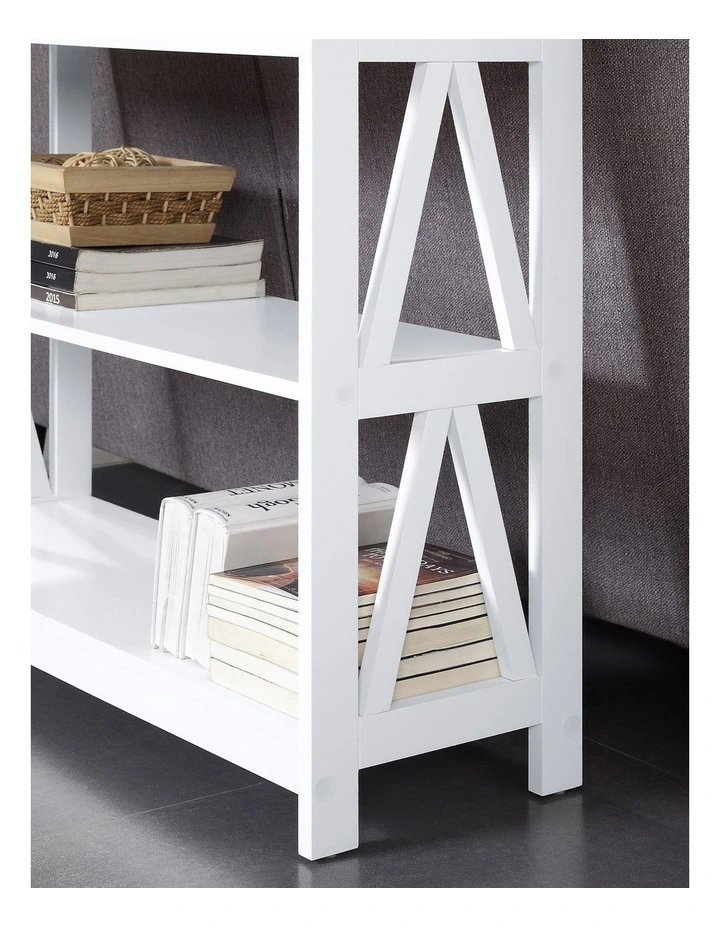Sarantino Ezra Console Table in White | MYER