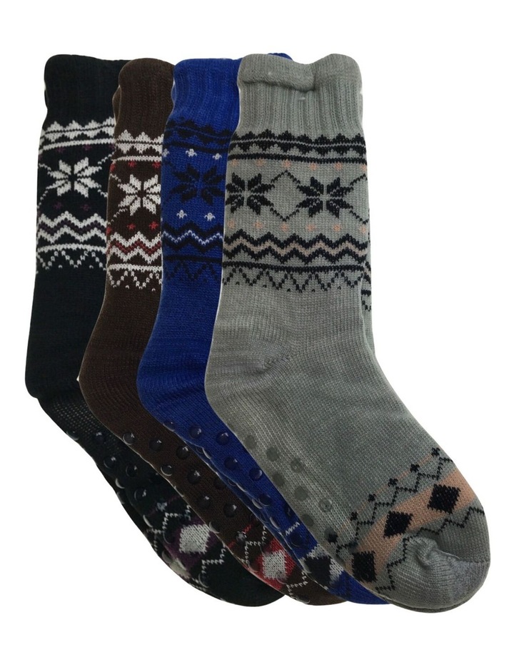 Boutique Retailer Non Slip Thick Fur Warm Winter Bed Socks 4 Pairs in ...