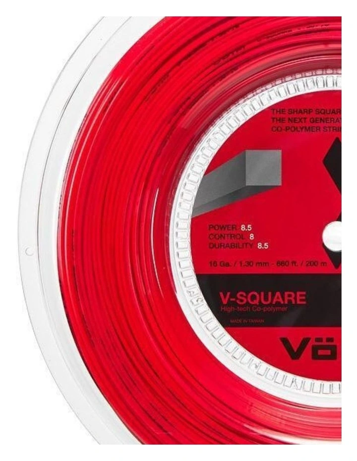 Volkl V-Square Tennis Racquet String Reel Of 200m 16G In Lava | MYER
