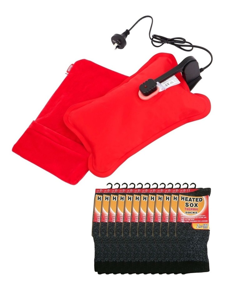 HOTPOD Electric Hot Pack with Thermal Socks 12 Pairs in Black | MYER