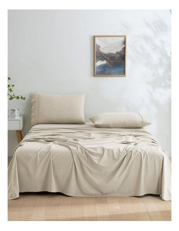 Dreamaker Micro Flannel Sheet Set In Rust | MYER