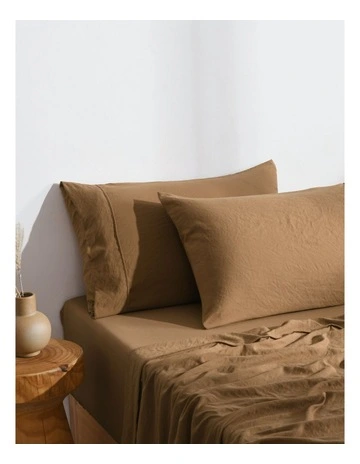 Dreamaker Superfine Washed Microfibre Standard Pillowcase Twin Pack In ...
