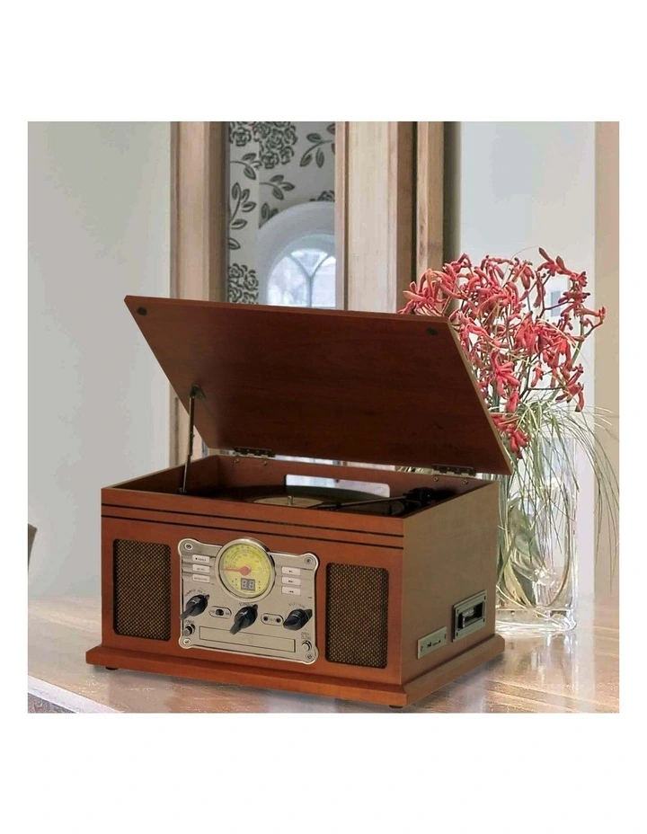 Lenoxx Vinyl, Bluetooth CD Player in 1 Retro Music Centre All Music ...