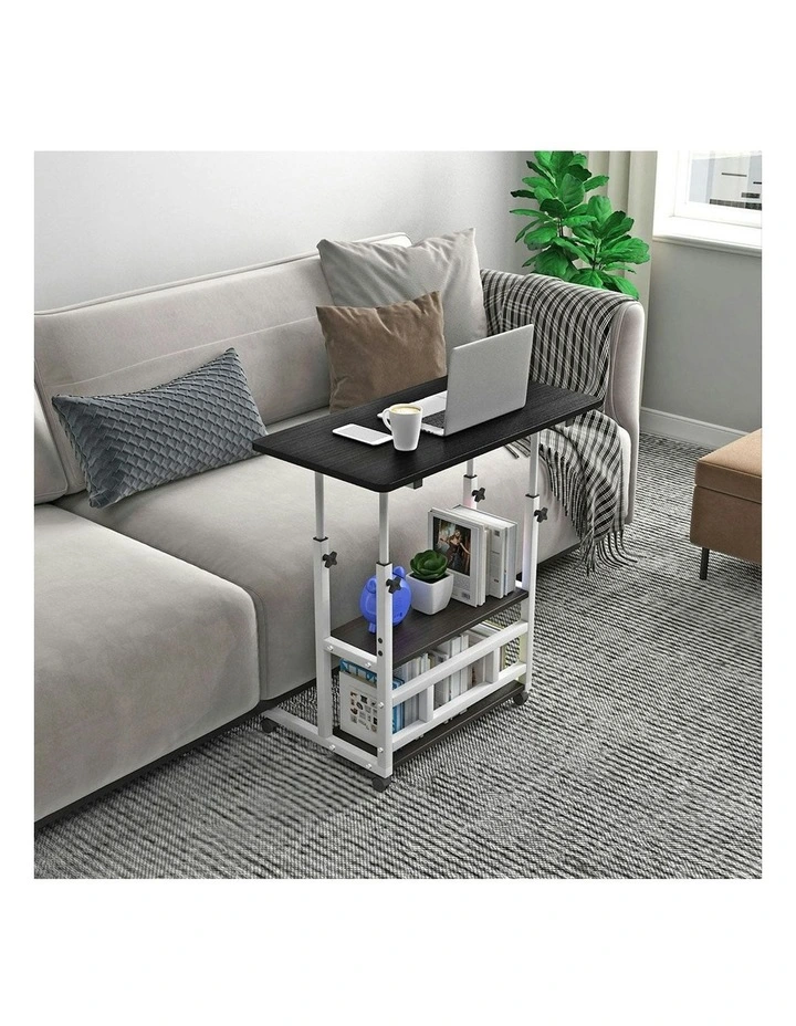 SOGA Movable Bedroom Desk Student Computer Table 40x80cm in Black | MYER