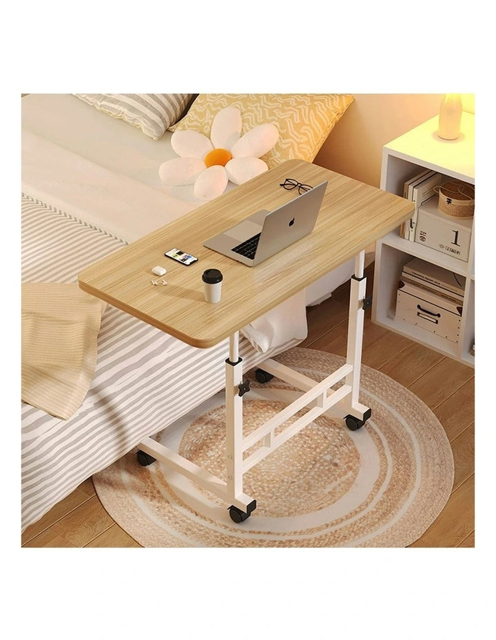 SOGA Movable Bedroom Desk Student Computer Table 40x80cm in Walnut | MYER