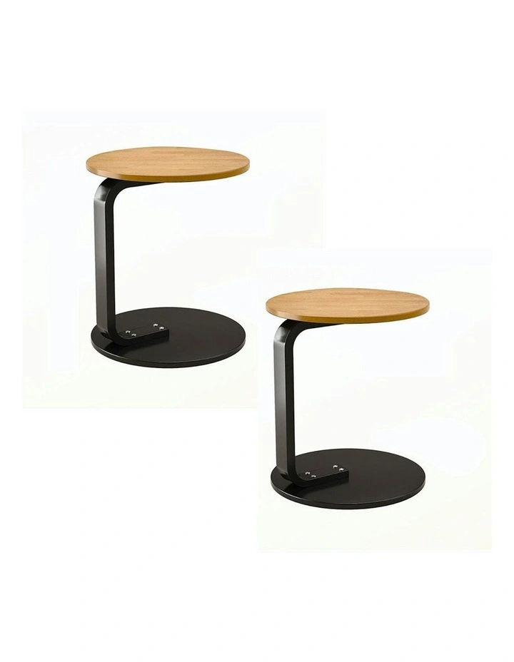 SOGA 2X Board Mini Side Table 50cm in Wood | MYER