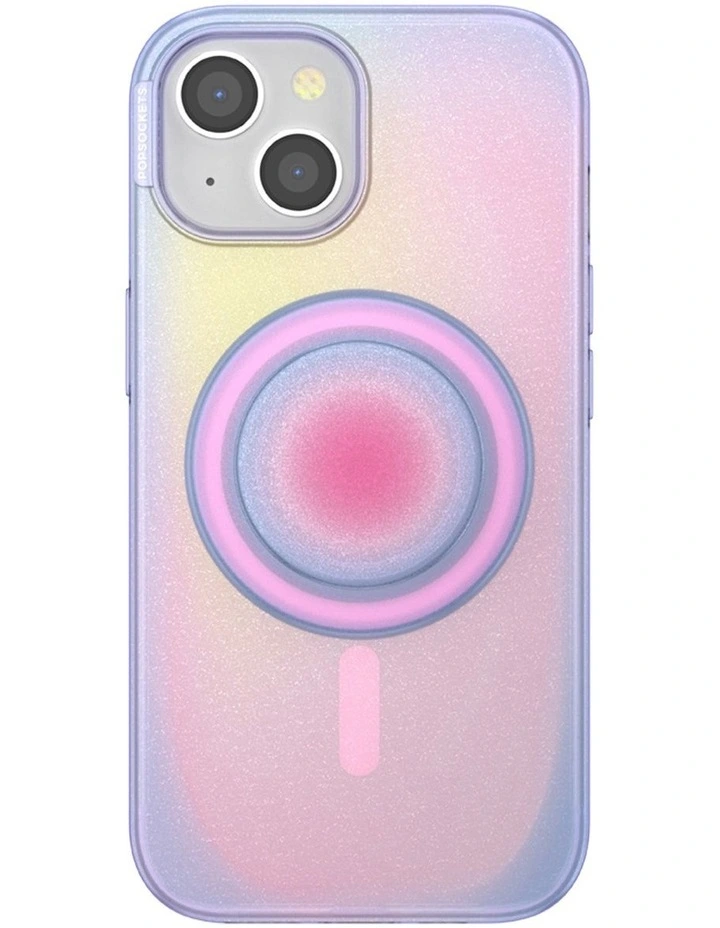 PopSockets PopCase MagSafe for iPhone 15 in Aura | MYER