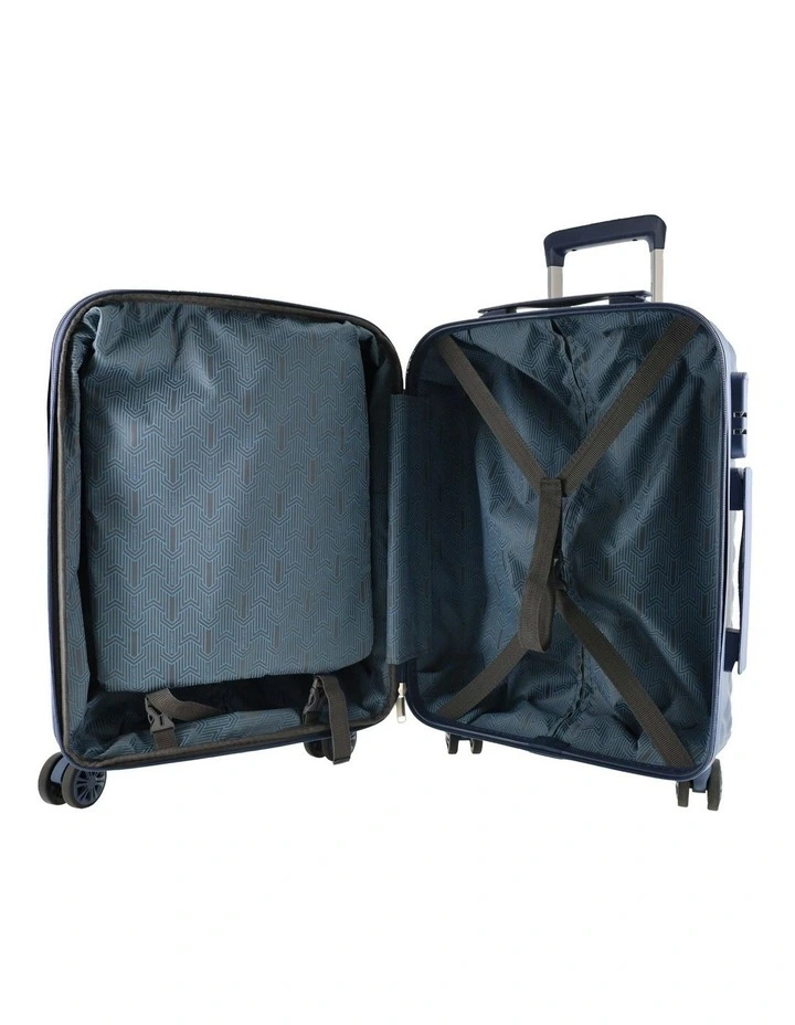 Pierre Cardin Belle Cabin Hard Shell Suitcase in Teal | MYER