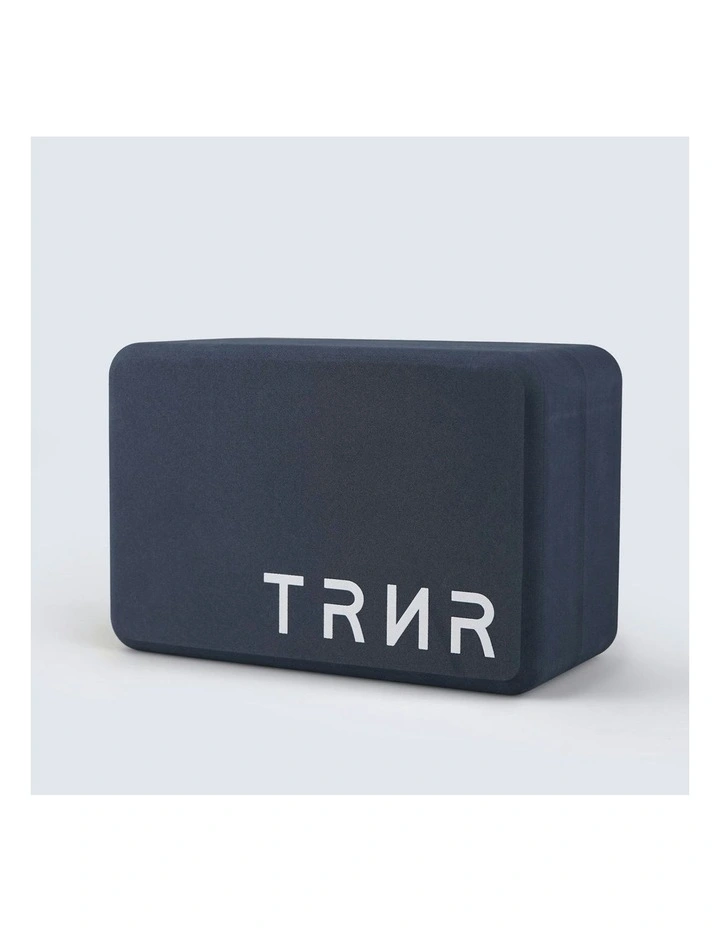 TRNR Yoga Stretching Duo Multiloop Strap + Elevate Block in Midnight | MYER