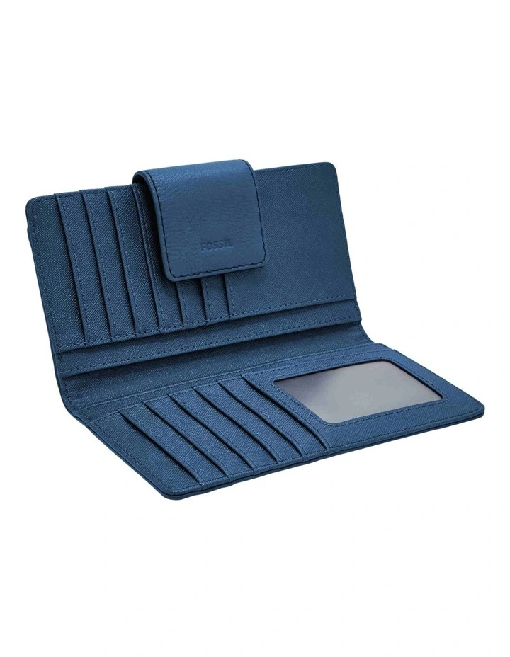 Fossil Emma Wallet in Blue | MYER