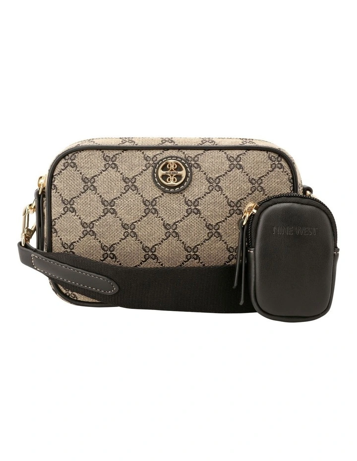 Guess Avaya Camera Crossbody Bag in Black | MYER