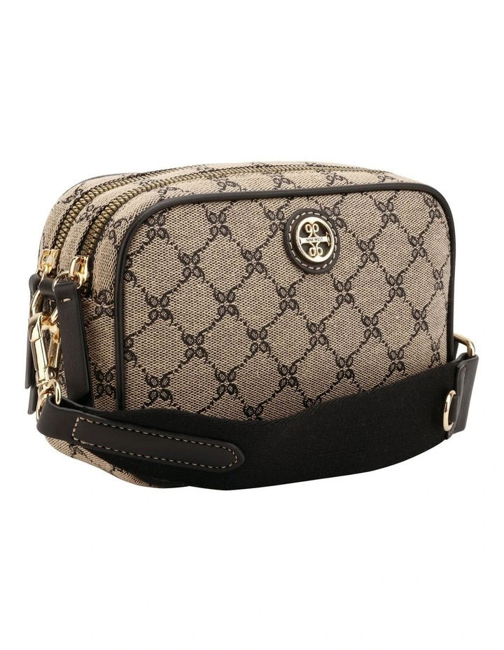 Guess Avaya Camera Crossbody Bag in Black | MYER