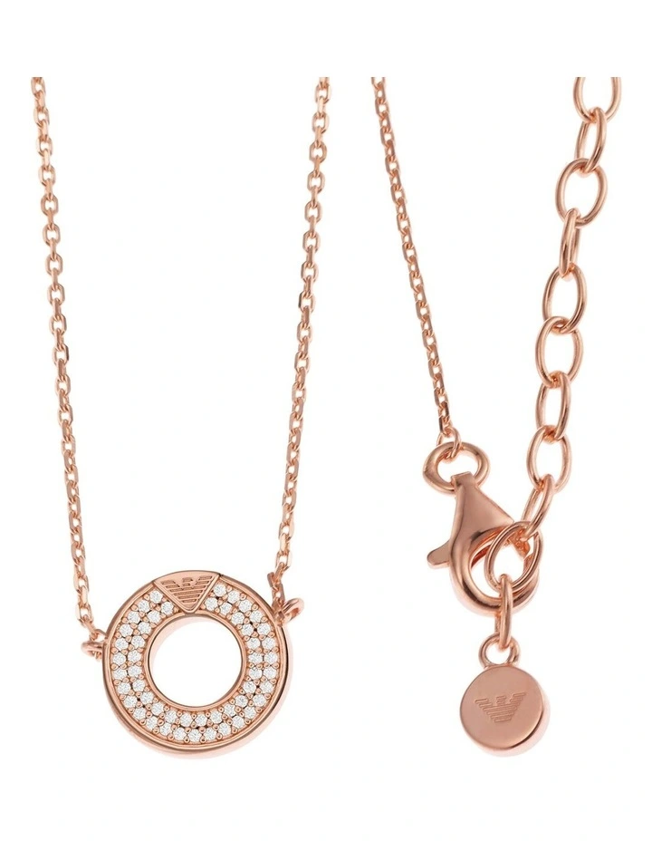 Emporio Armani Key Basics Pendant in Rose Gold | MYER