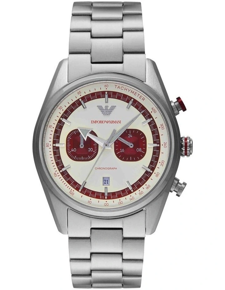 Emporio Armani AR11645 Chronograph Watch in Silver | MYER