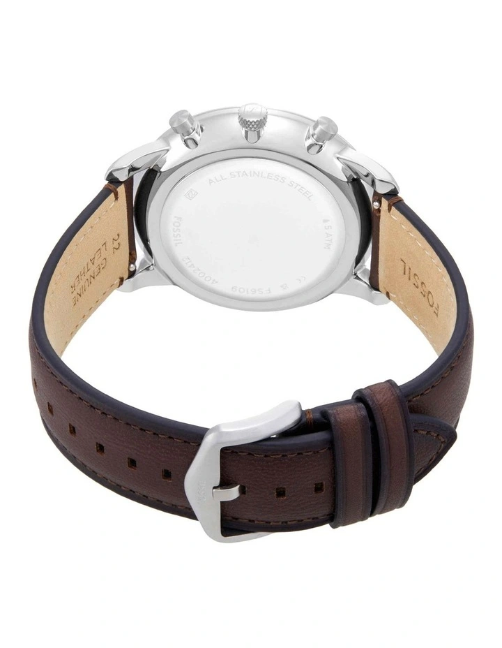 Fossil Neutra Chronograph Watch FS6109 in Brown | MYER