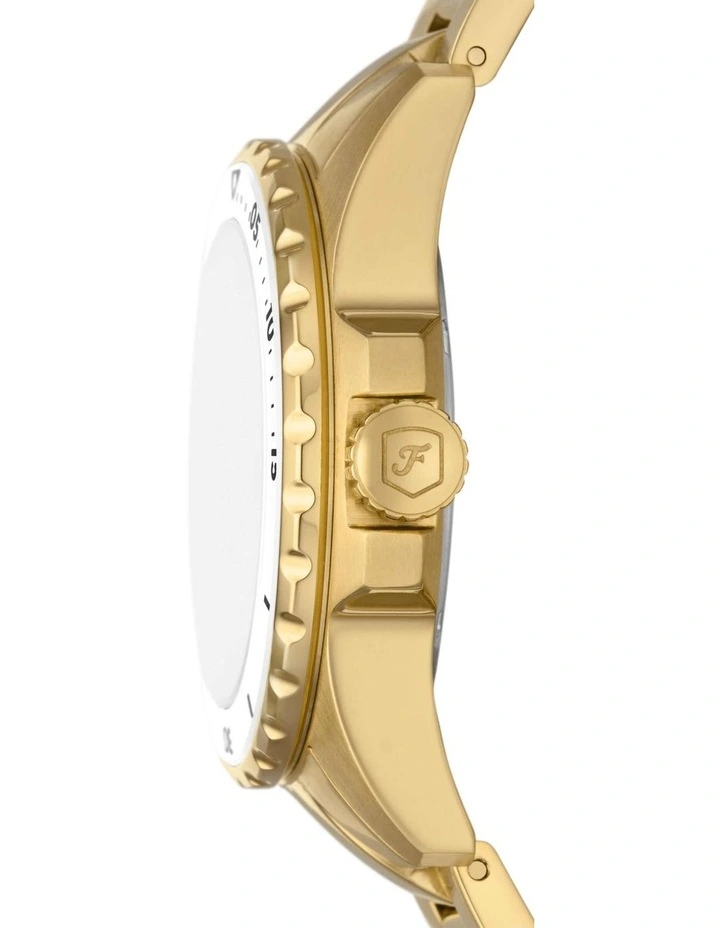 Fossil ES5350 Blue Dive Analogue Watch in Gold-Tone | MYER