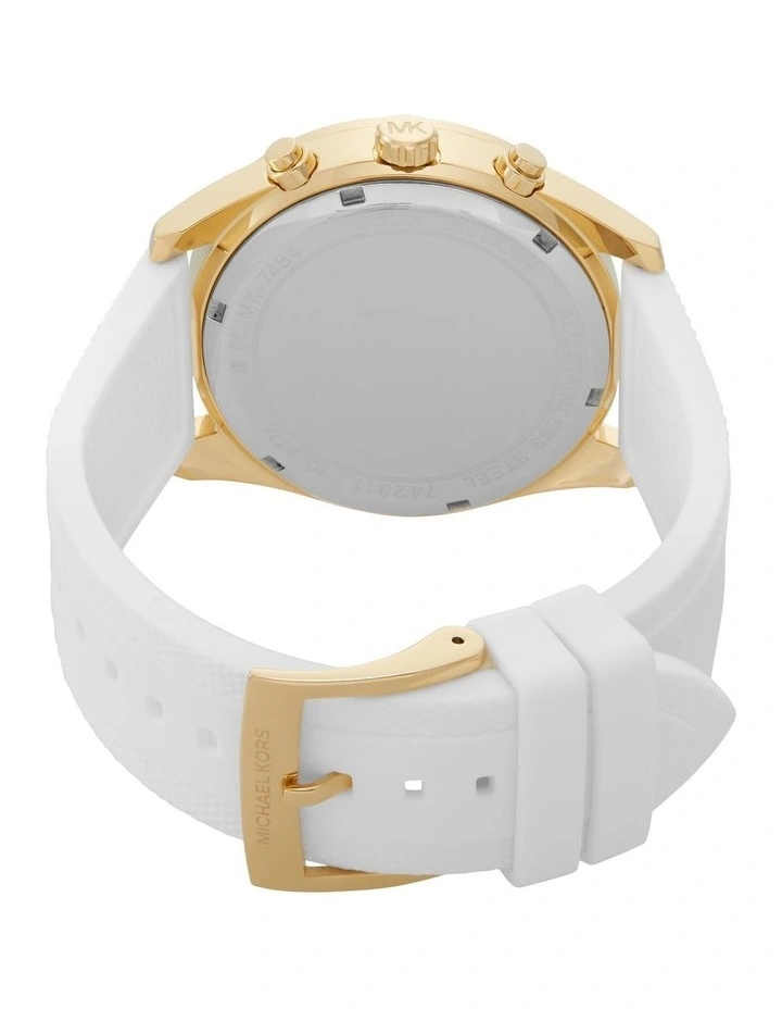 Michael Kors Hadyn Chronograph Watch MK7484 in White | MYER